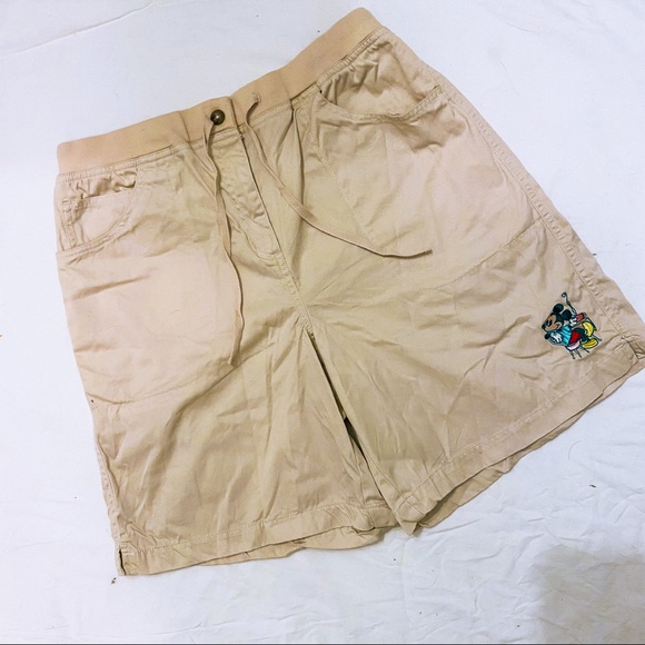 Disney | Shorts | Nwt Vintage Tan Mickey Mouse Disney Parks Shorts ...